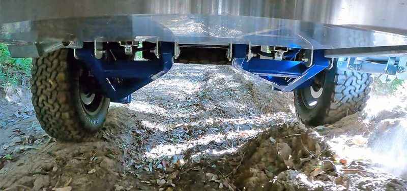 Off Road Caravan with Remote Reservoir Shock Absorbers | Kimberley Kampers